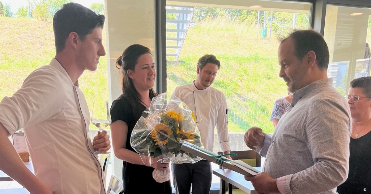 Abschlussfeier von Jessica Schär und Ivan Spack – Senevita